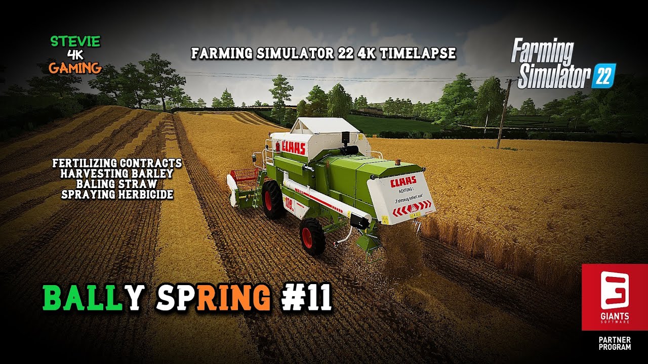 Bally Spring/#11/Fertilizing Contracts/Harvesting Barley/Baling Straw ...