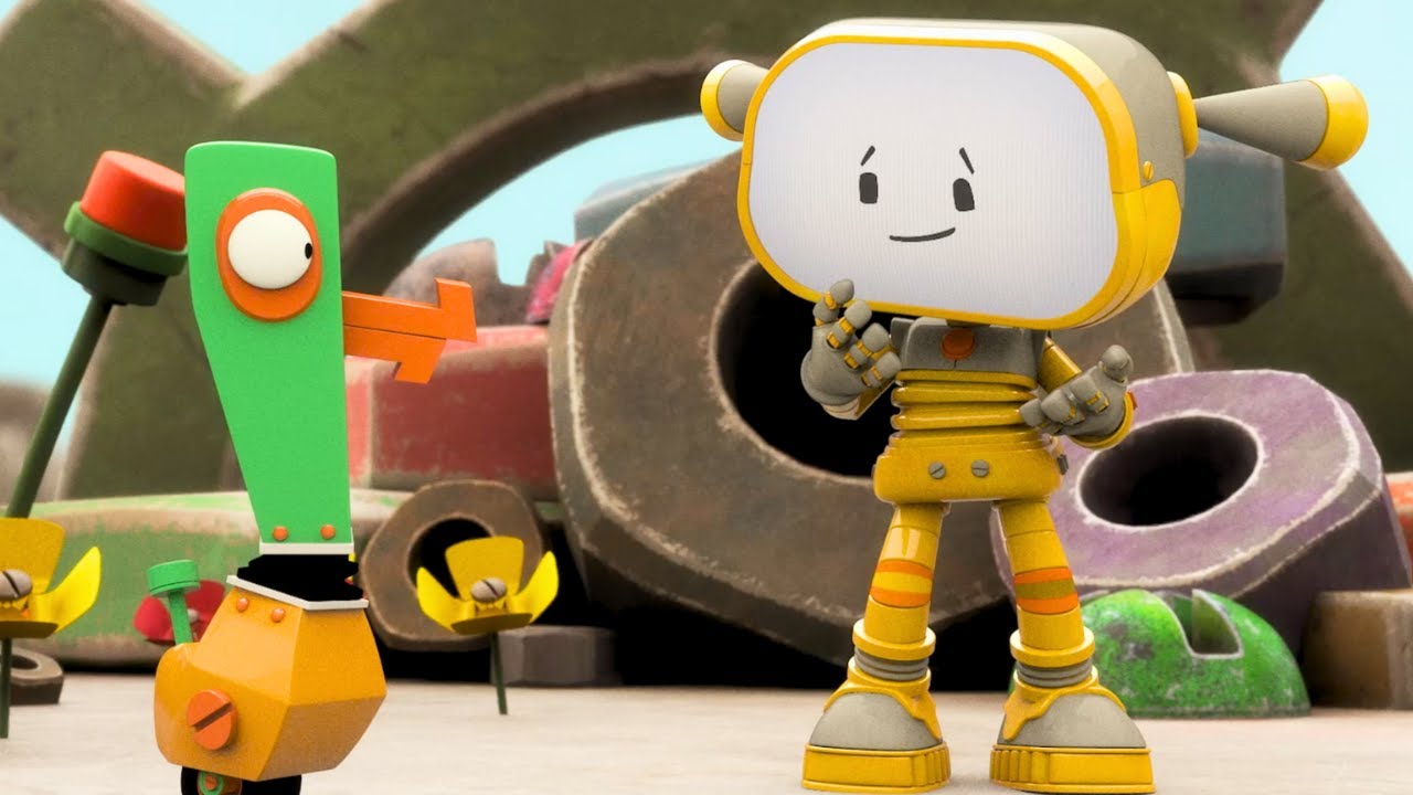 Robotik | Keeping Ducks Together | Robot Cartoons For Kids - YouTube