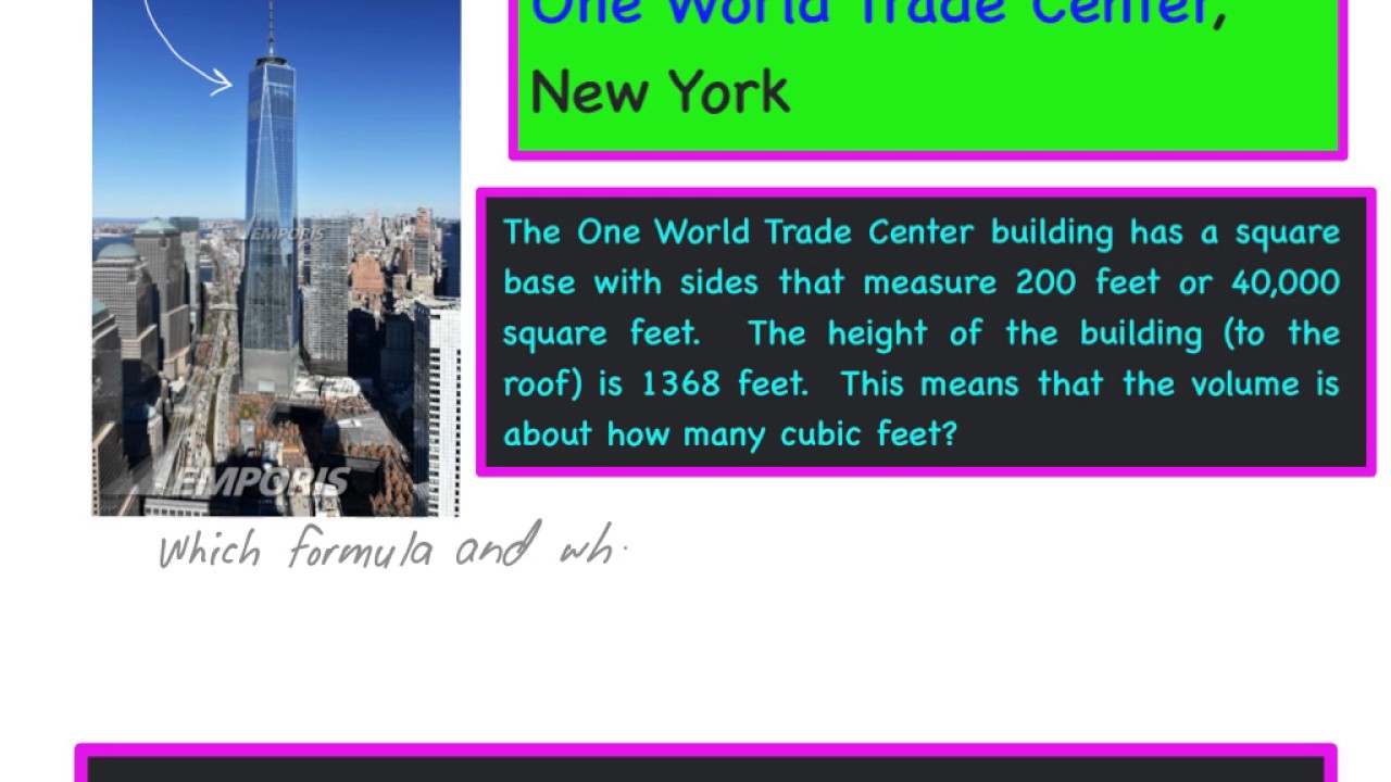 EM4 Lesson 6.6 Applying Volume Concepts - YouTube
