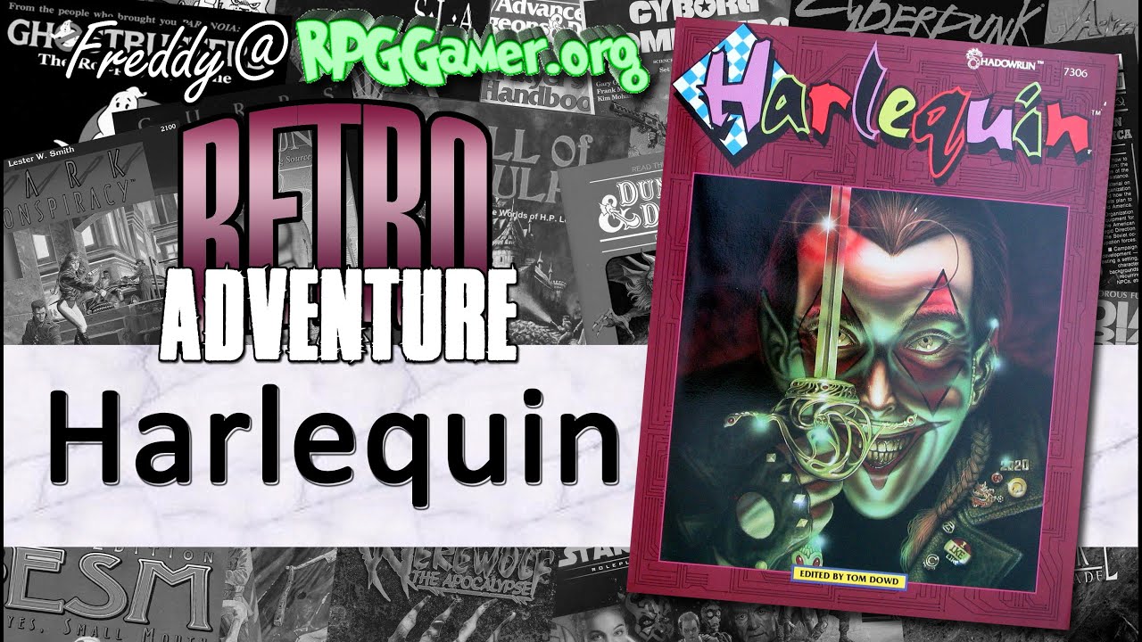 Harlequin (Shadowrun, FASA, 1990) | Retro Adventure - YouTube