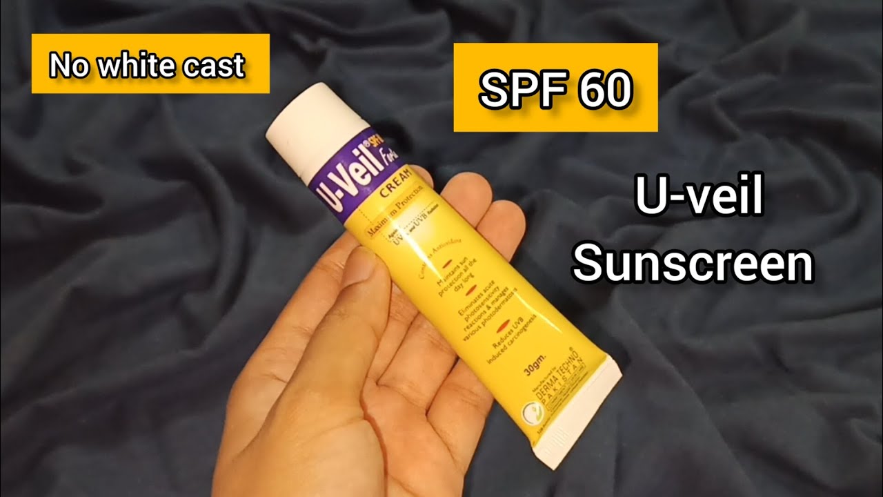 Sunscreen with no white cast | U-veil sunblock | Perfect for summers ...