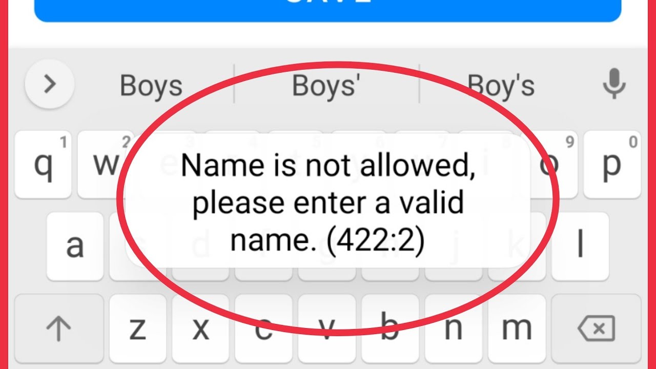 Truecaller Fix Name is not allowed please enter a valid name. (422:2 ...