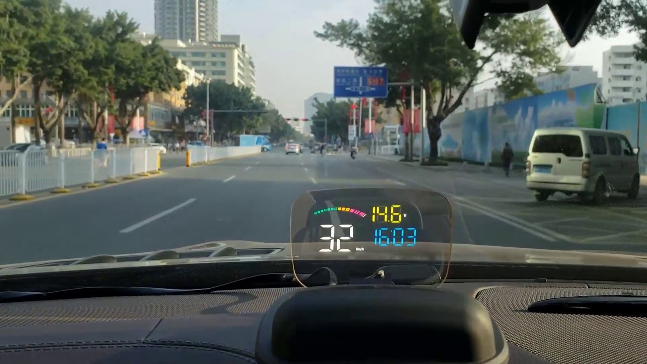 C800 OBD+GPS head up display, very clear in daytime,can work for all ...