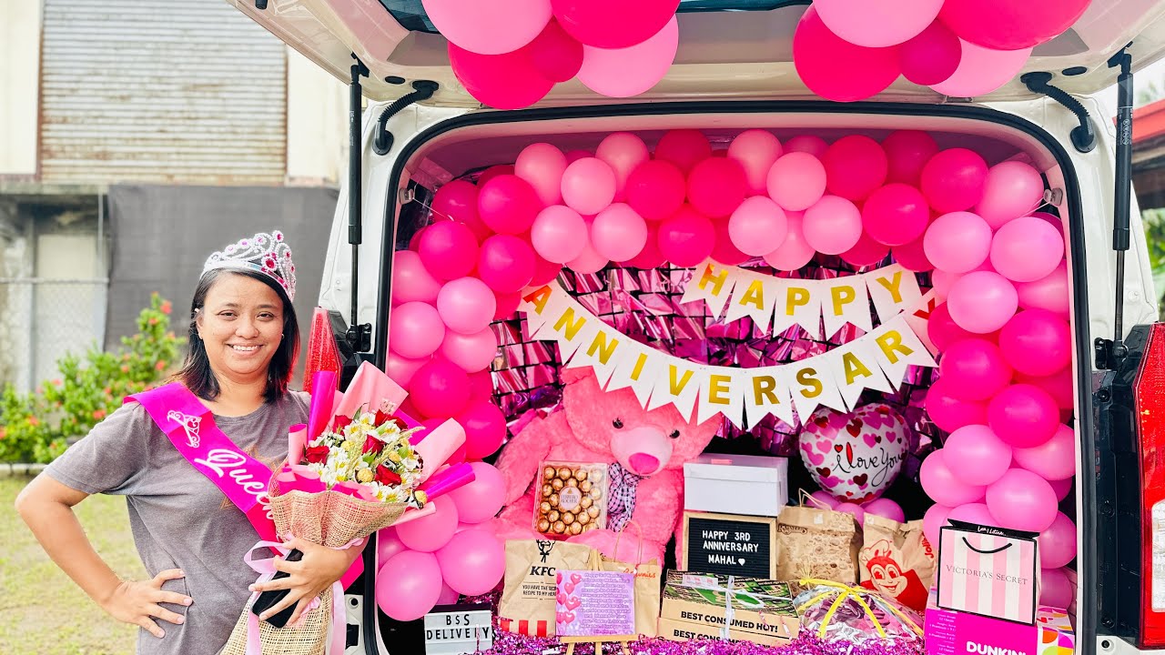 Mark & Rona's 3rd Anniversary | Van Surprise | BSS Delivery - YouTube