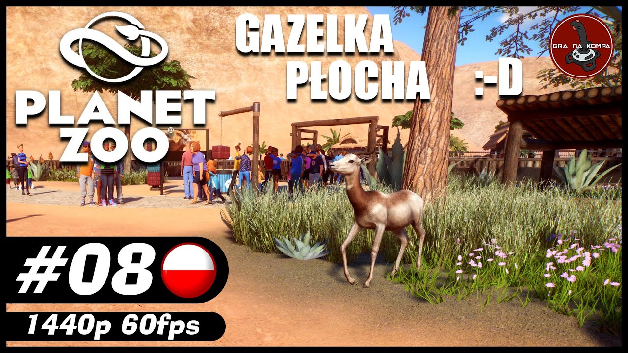 Gazelka płocha | #8 | Planet Zoo PL - YouTube