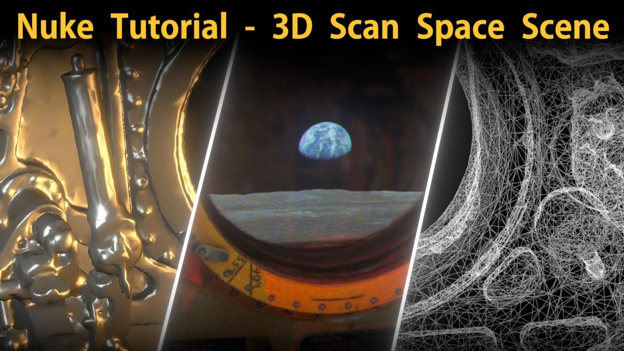 Nuke Tutorial - 3D Scan | Space Scene - YouTube