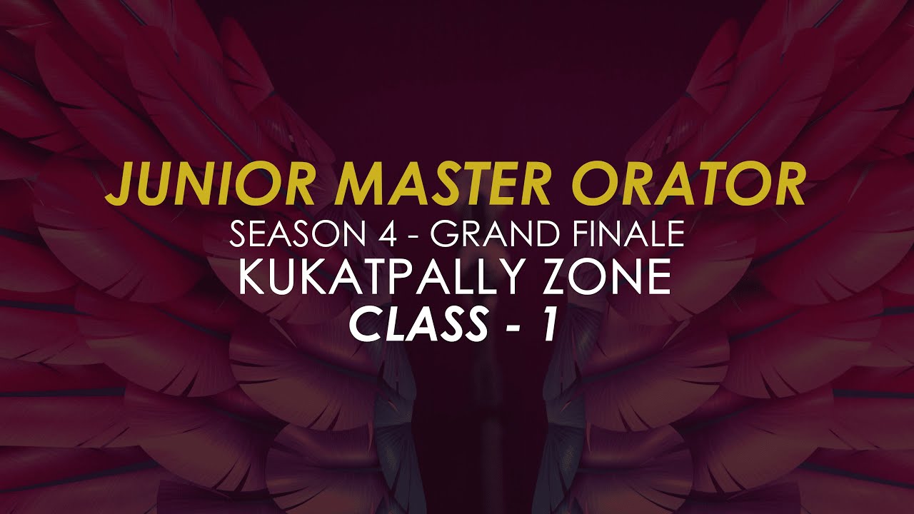 Jr. Master Orator Class-1 Season 4 Grand Finale - Kukatpally Zone || The Narayana Group - YouTube