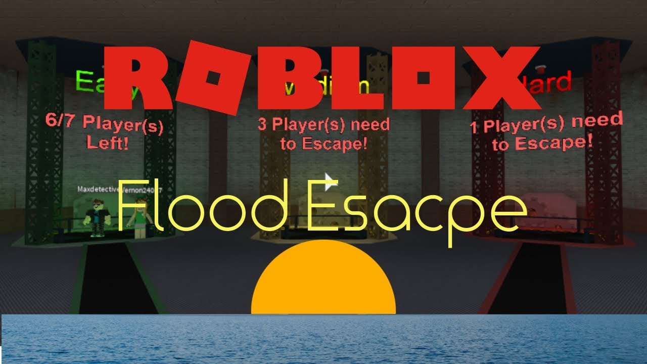 Flood Escape | Roblox With Cam - YouTube