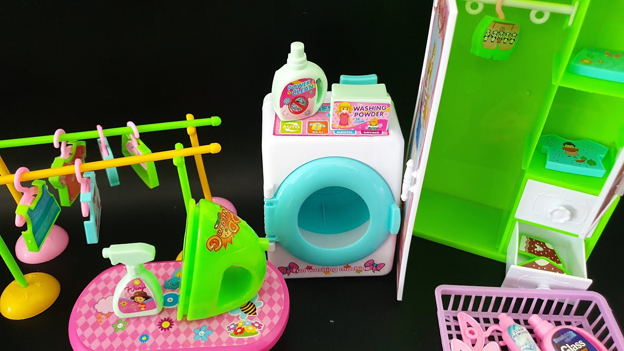 8 Minutes Satisfying With Unboxing Laundry Kit ASMR - iron, clothes ...