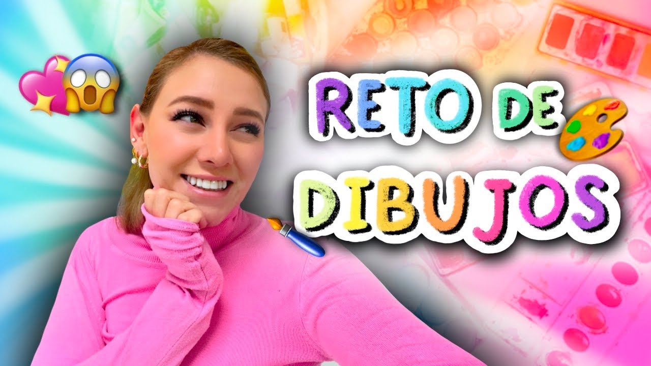 RETO DE DIBUJOS! 🌈🎨🤑💖 - YouTube