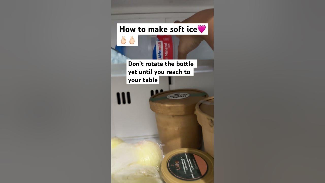 How to make soft ice - YouTube