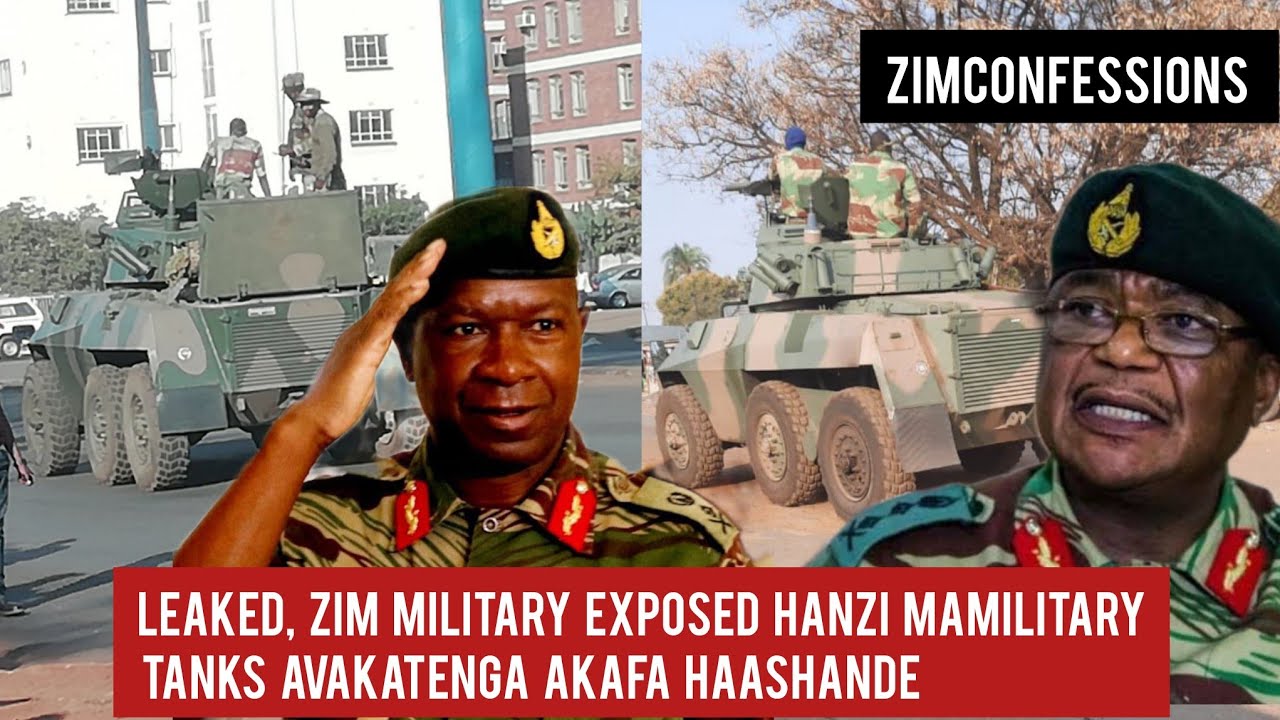 Leaked, Zim Military Exposed Hanzi MaMilitary Tanks Avakatenga Akafa ...