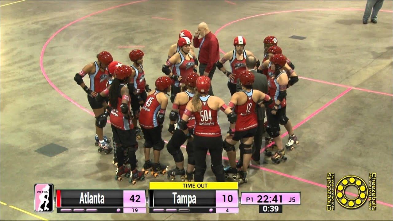 WFTDA Roller Derby: D1 Jacksonville - Atlanta vs. Tampa - YouTube