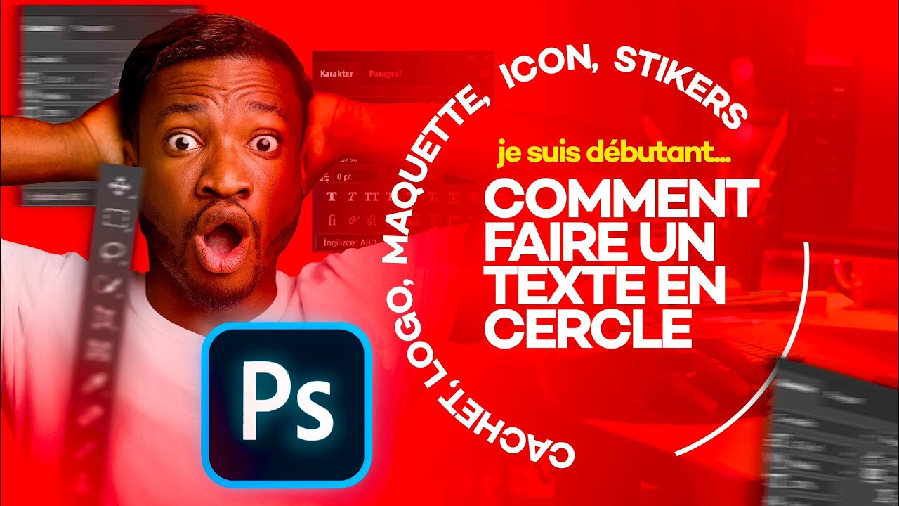 comment Faire un texte en forme de cercle parfait - YouTube