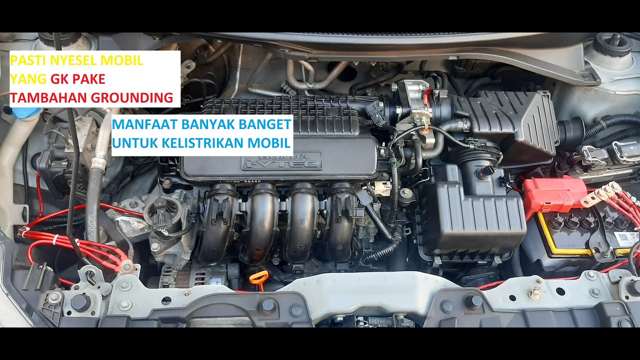 JALUR GROUNDING MOBIL MOBILIO BRIO BRV JAZZ #groundingmobilio # ...