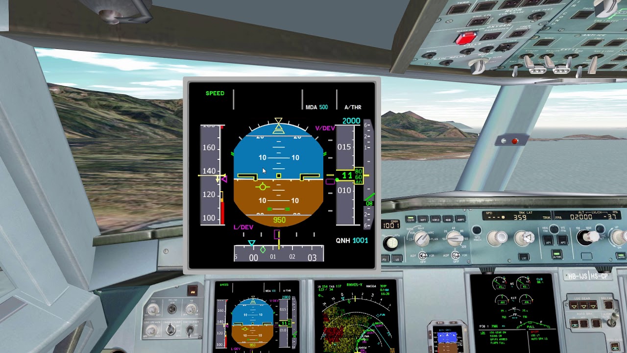 LPMA Madeira RNAV Approach - YouTube