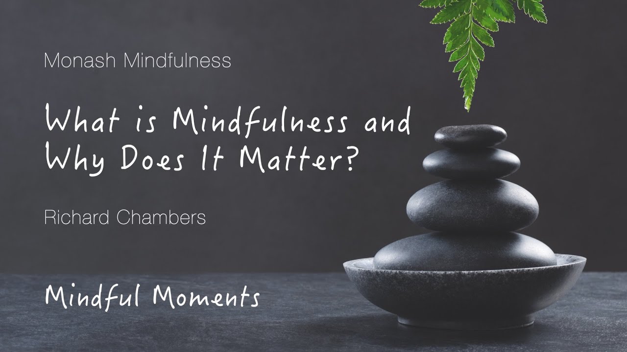 What is Mindfulness &Why Does It Matter? | Mindful Moment with Richard ...