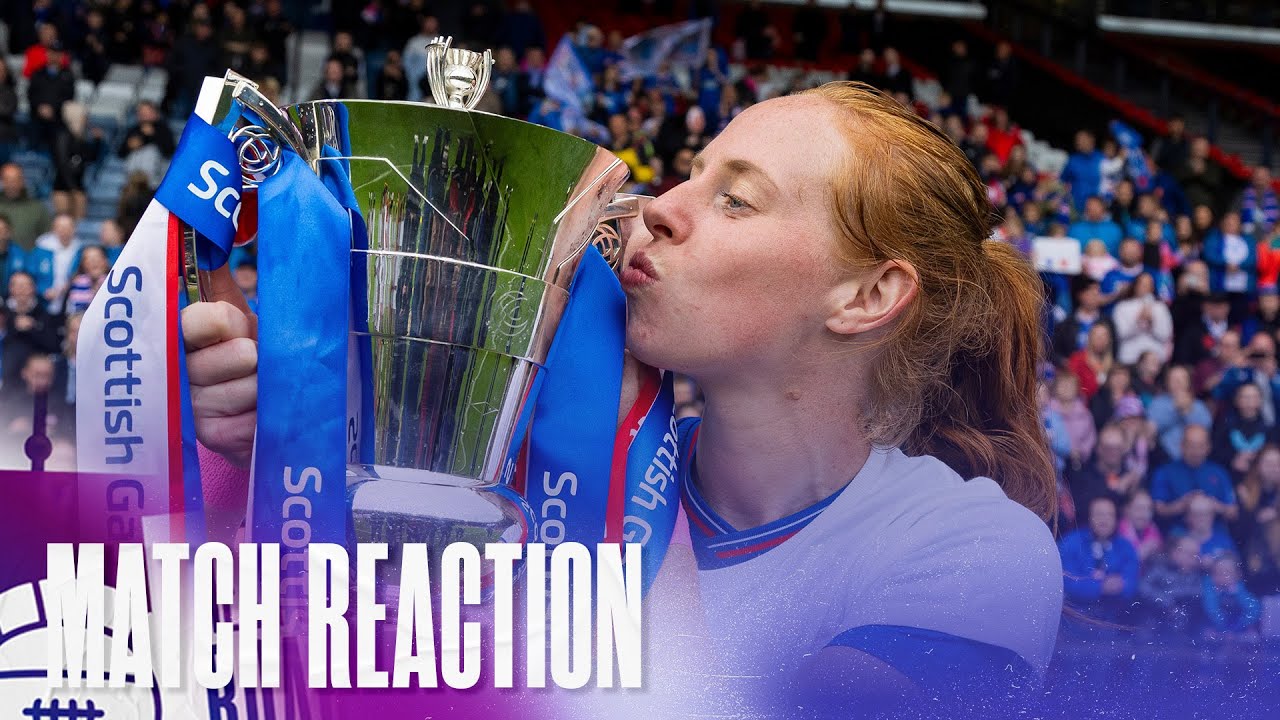 REACTION | Kathryn Hill | Rangers Women 2-0 Hearts | Scottish Cup ...