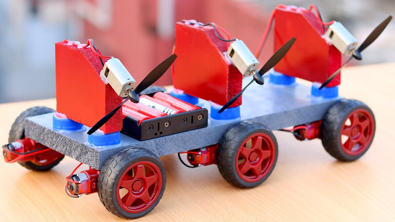 How to Make Powerful Smart Remote Controlled Road Cleaning Car - YouTube