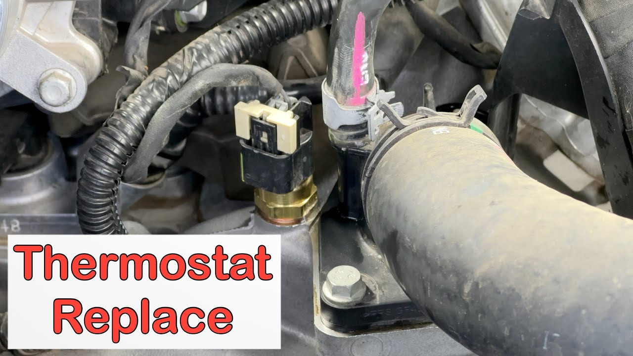 Engine Thermostat Replacement - YouTube