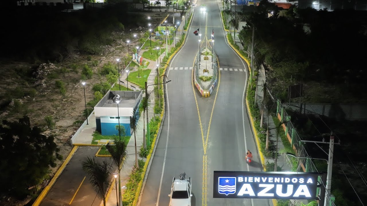 La Entrada De Azua De Compostela Ya Finalizada La Obra - YouTube