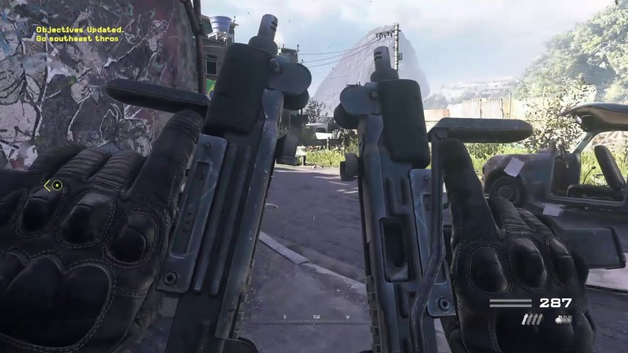 Call of duty modern warfare 2 double uzi - YouTube