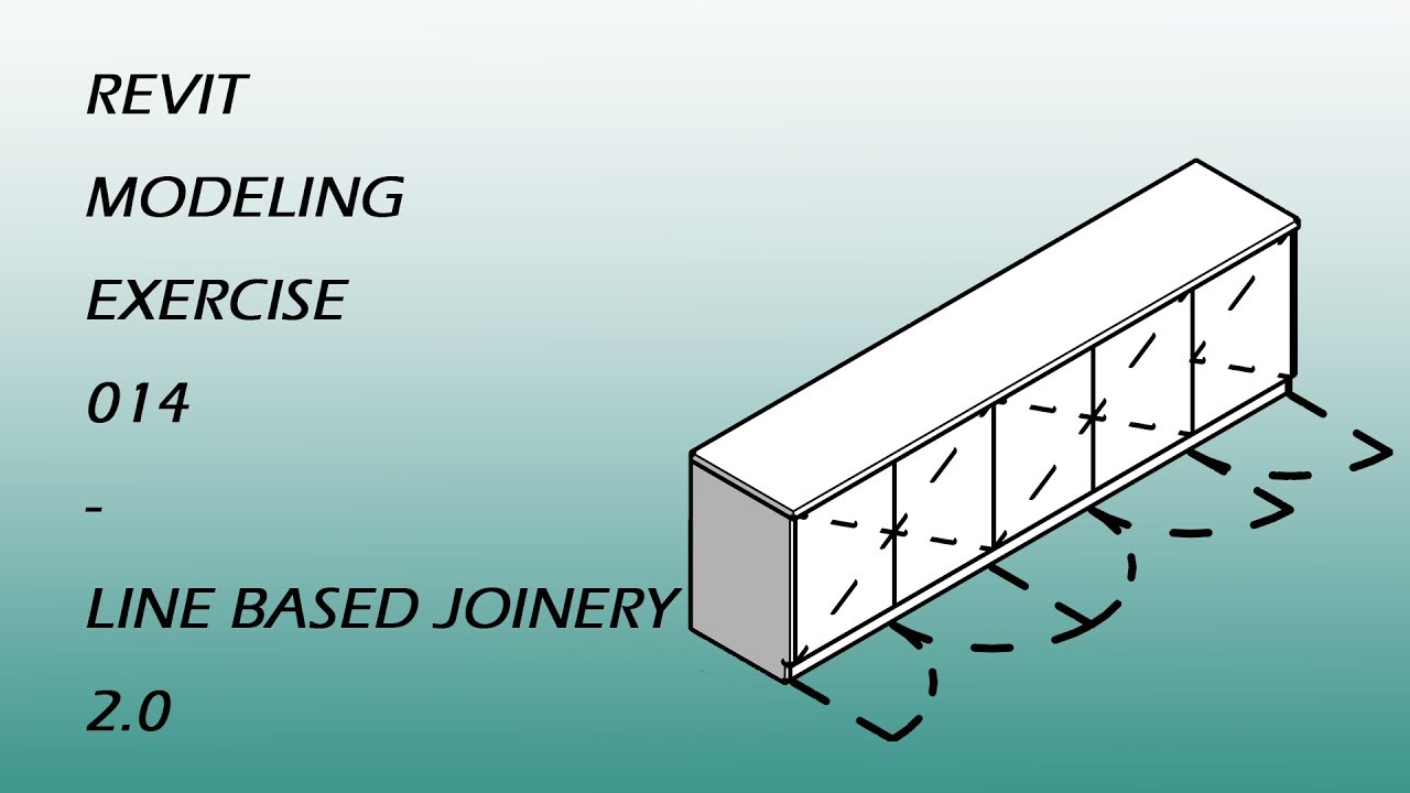 Revit Modeling Exercise 014 - Line Based Joinery 2.0 - YouTube