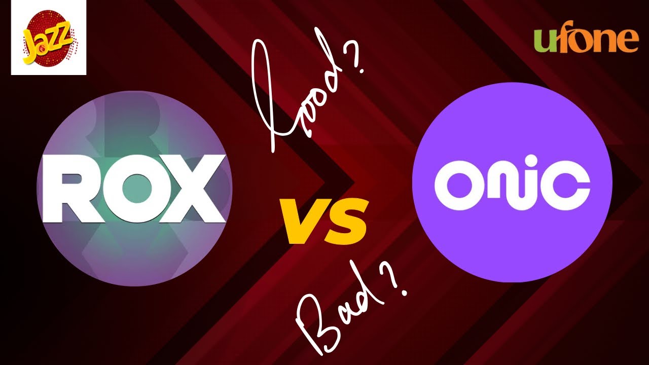 ROX Jazz vs ONIC Ufone | Internet speed comparison | App UX comparison ...