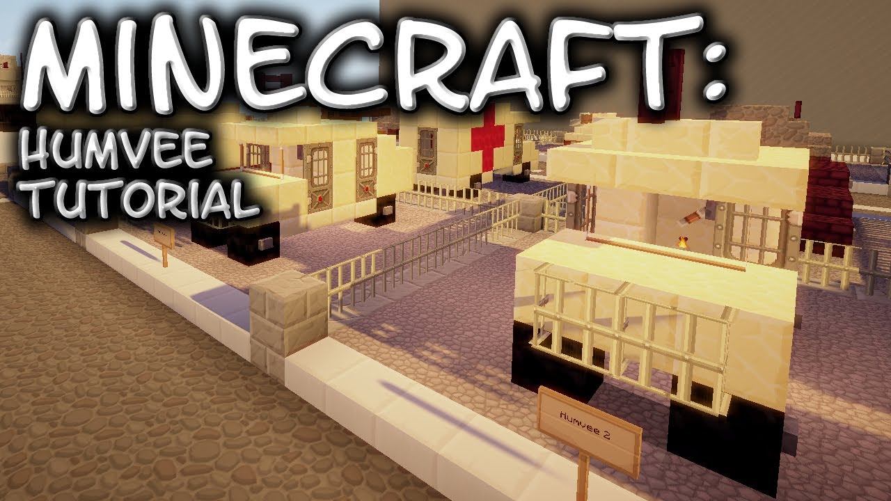 Minecraft: Humvee Tutorial - YouTube