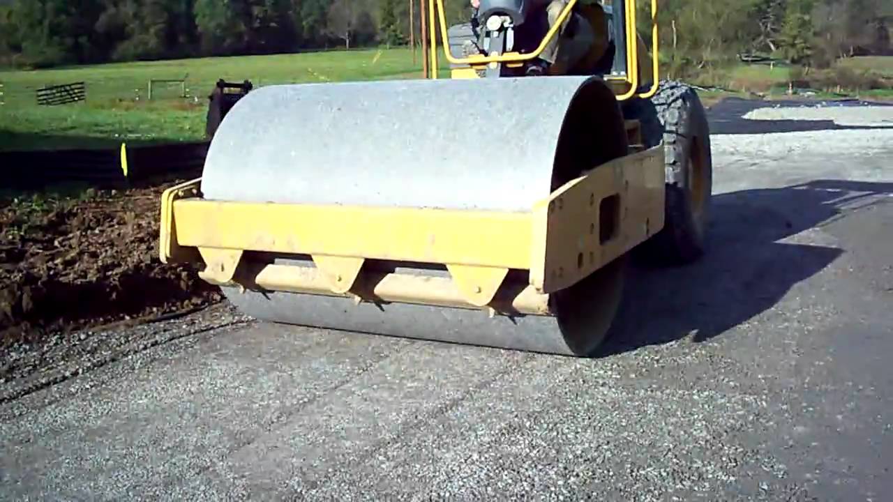 588 Bridge compaction of 2A Roller on Static - YouTube