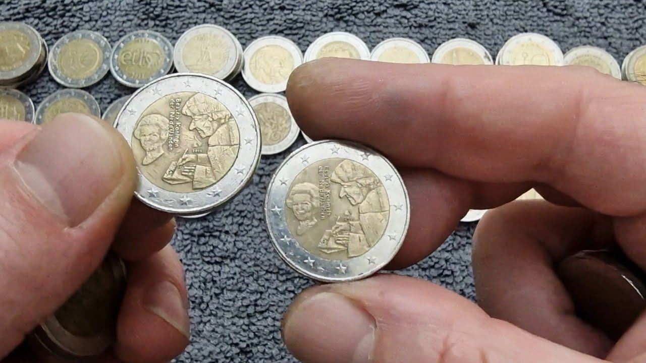 2 euro's coin hunt. 2000€ Rare! collectable coins. - YouTube