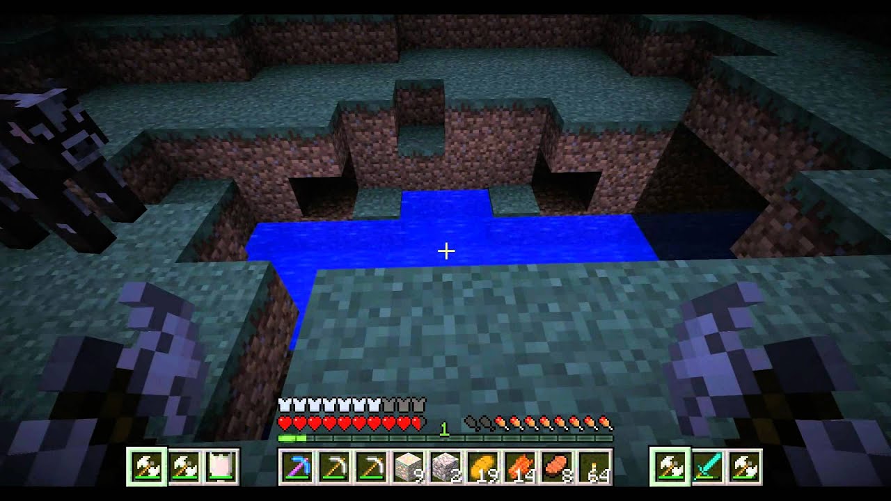 Minecraft - UNBREAKABLE PICK AXE - YouTube