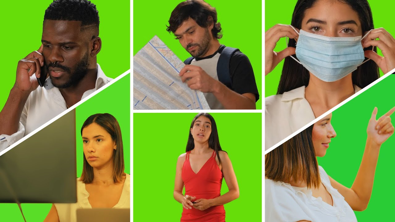 Man-Woman Activities Green Screen | Man-Woman Activities Chroma Key ...