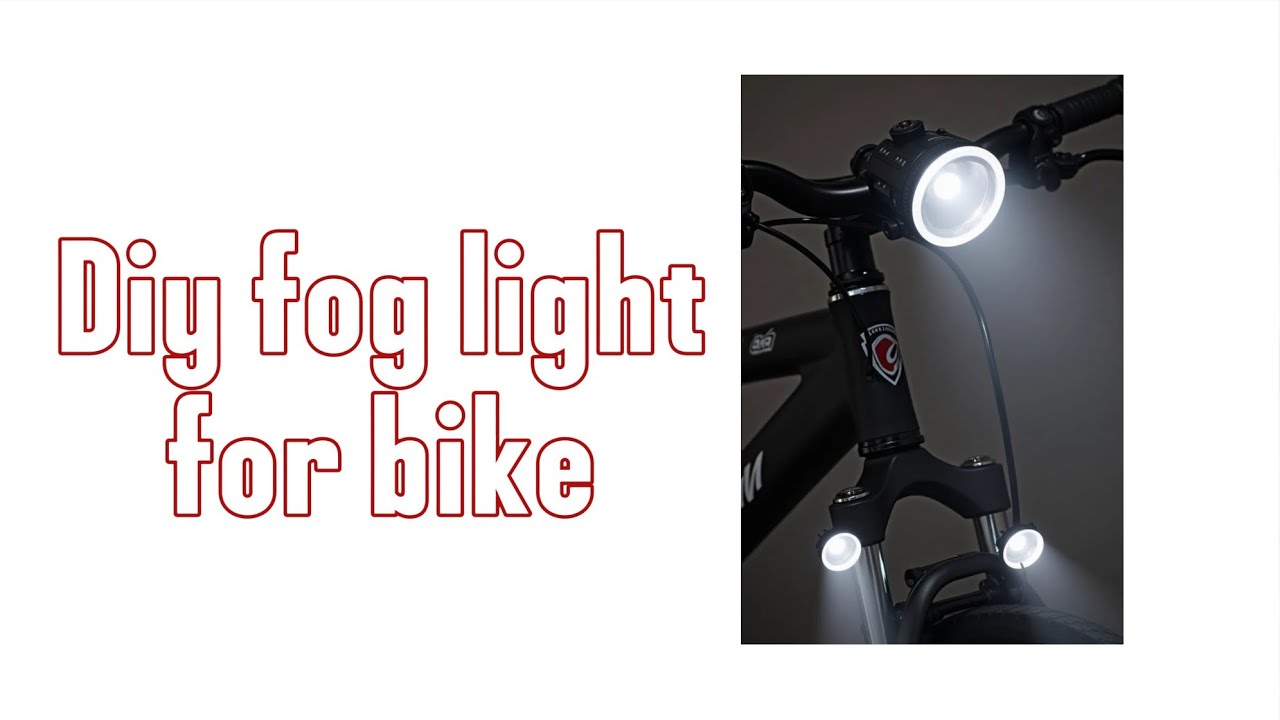 diy fog light for bike - YouTube