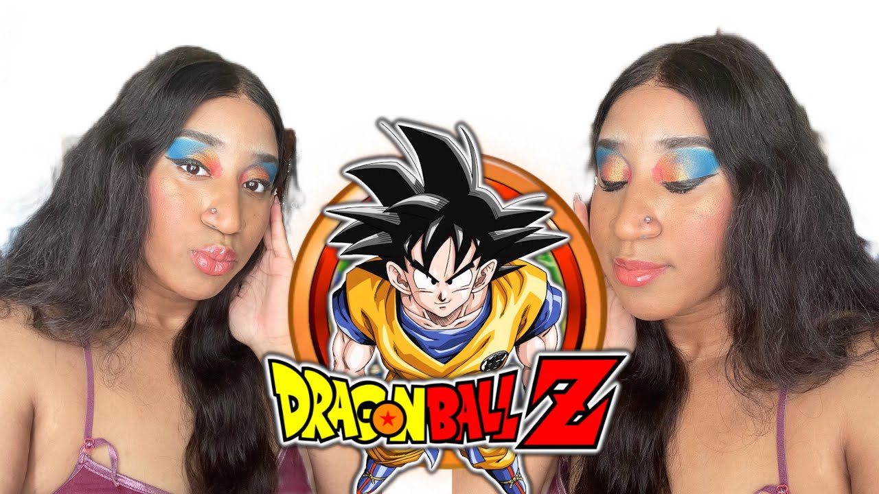 Son Goku from Dragon Ball Z Inspired makeup look - YouTube
