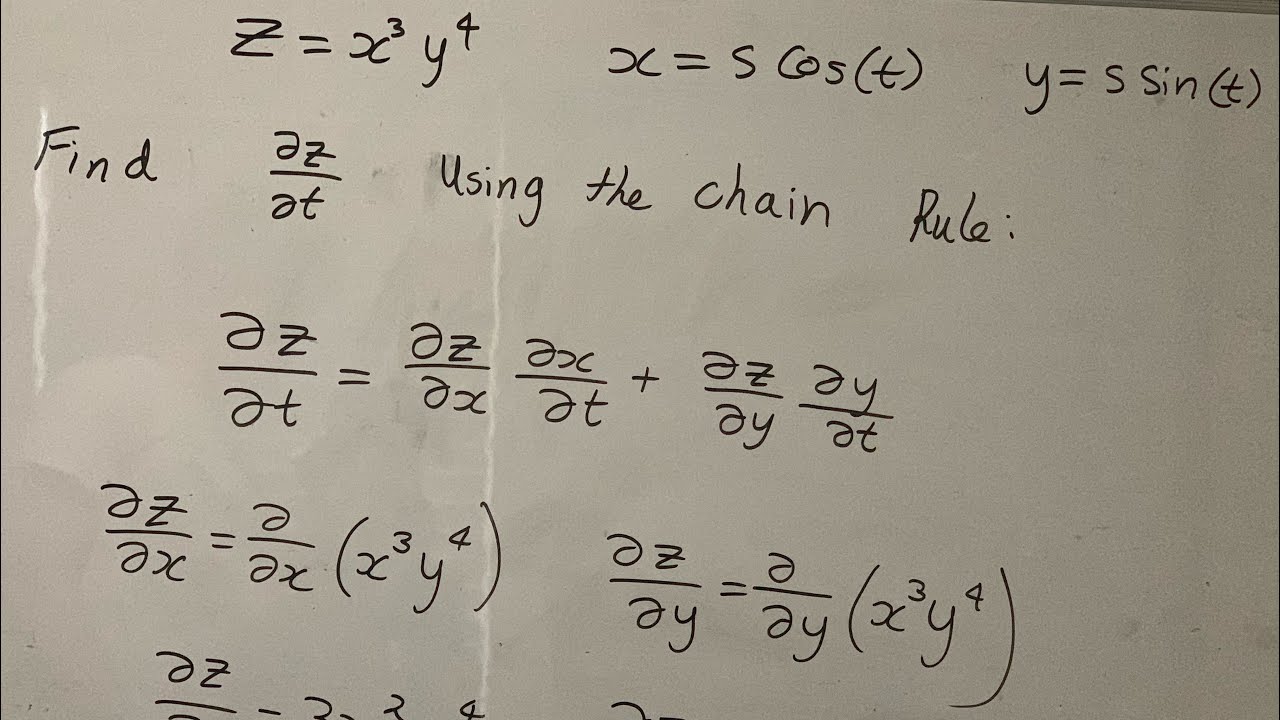 Multivariable Calculus The Chain Rule YouTube