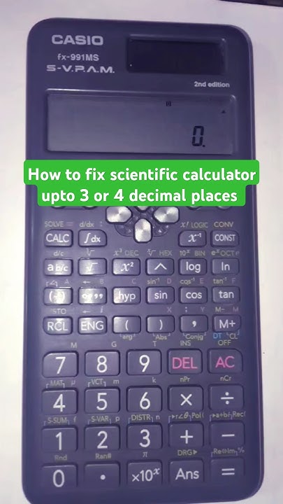how to fix scientific calculator casio || how to fix scientific ...