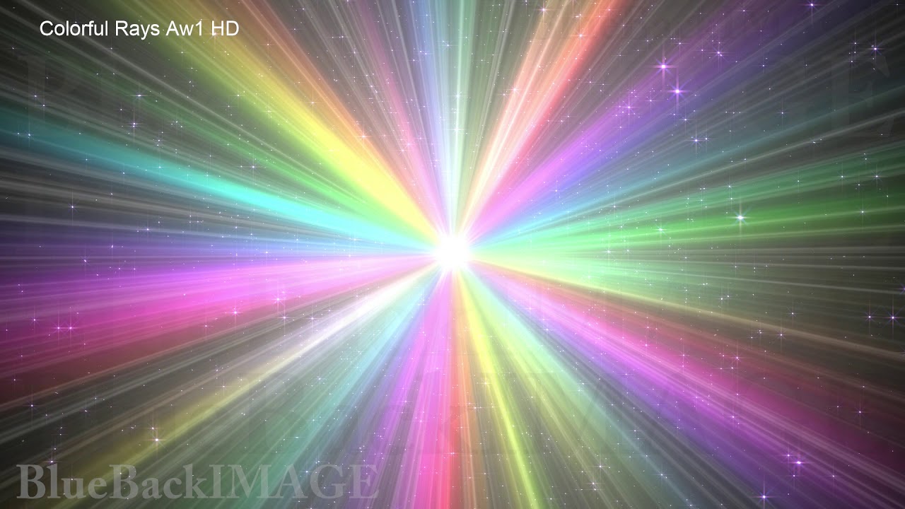 Stock Footage Laser Beam Light rays aurora shine rainbow abstract ...