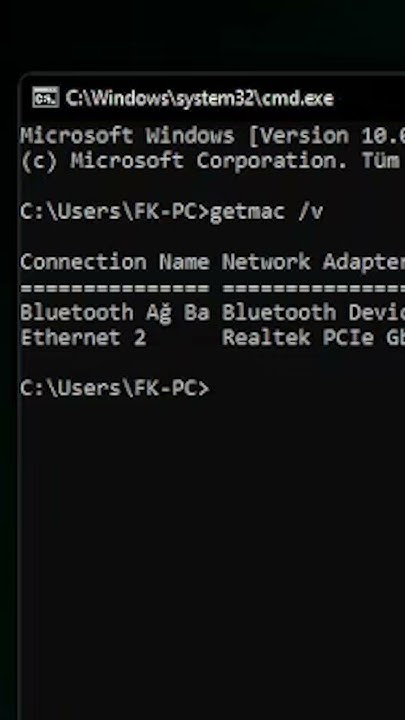 Network MAC Address Lookup: getmac /v Command Explained # ...