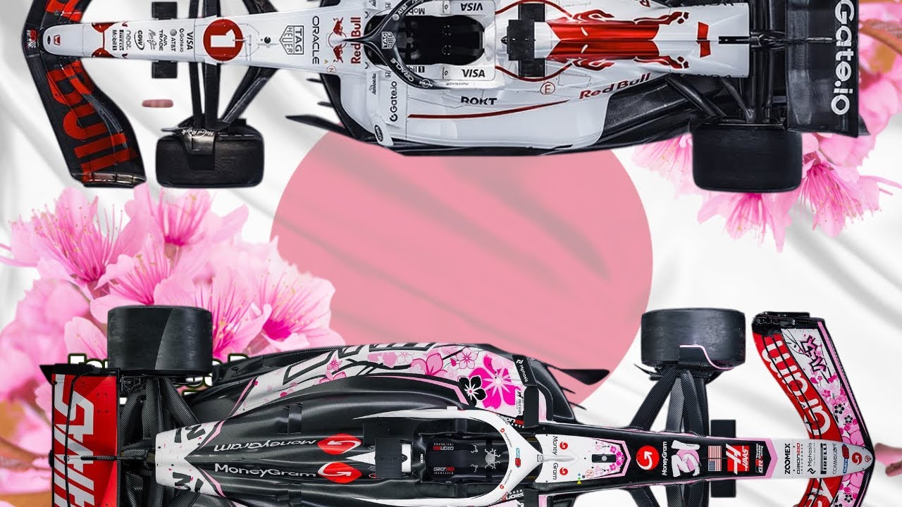 Haas y Red Bull Sorprenden en Japón 🌸 Diseños Épicos de Sakura y Honda ...