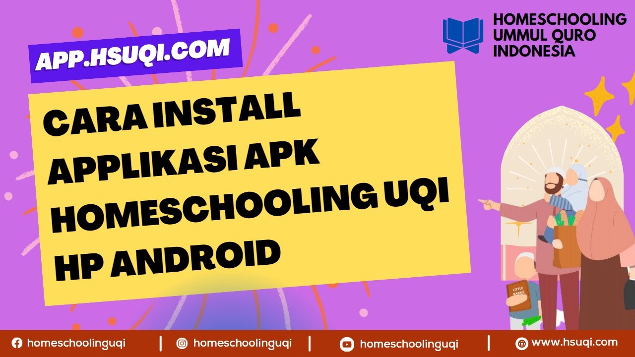 CARA INSTALASI APPLIKASI HOMESCHOOLINGUQI ANDROID - YouTube