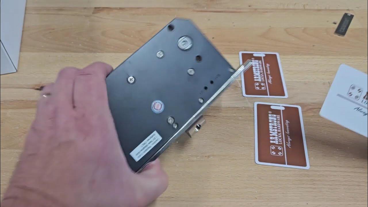 How to Change Residential RFID Door Lock to Manual Mode - YouTube