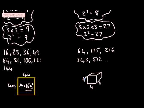 GCSE Maths - Square Numbers, Cube Numbers, Square Roots & Cube Roots ...