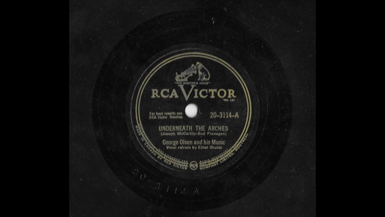 Underneath The Arches - George Olsen And His Music (Ethel Shutta, Vocal ...