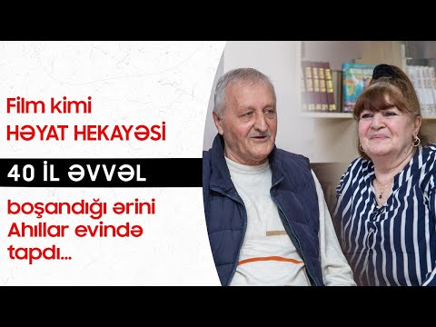 Film kimi HƏYAT HEKAYƏSİ - 40 il əvvəl boşandığı ərini Ahıllar evində tapdı…
