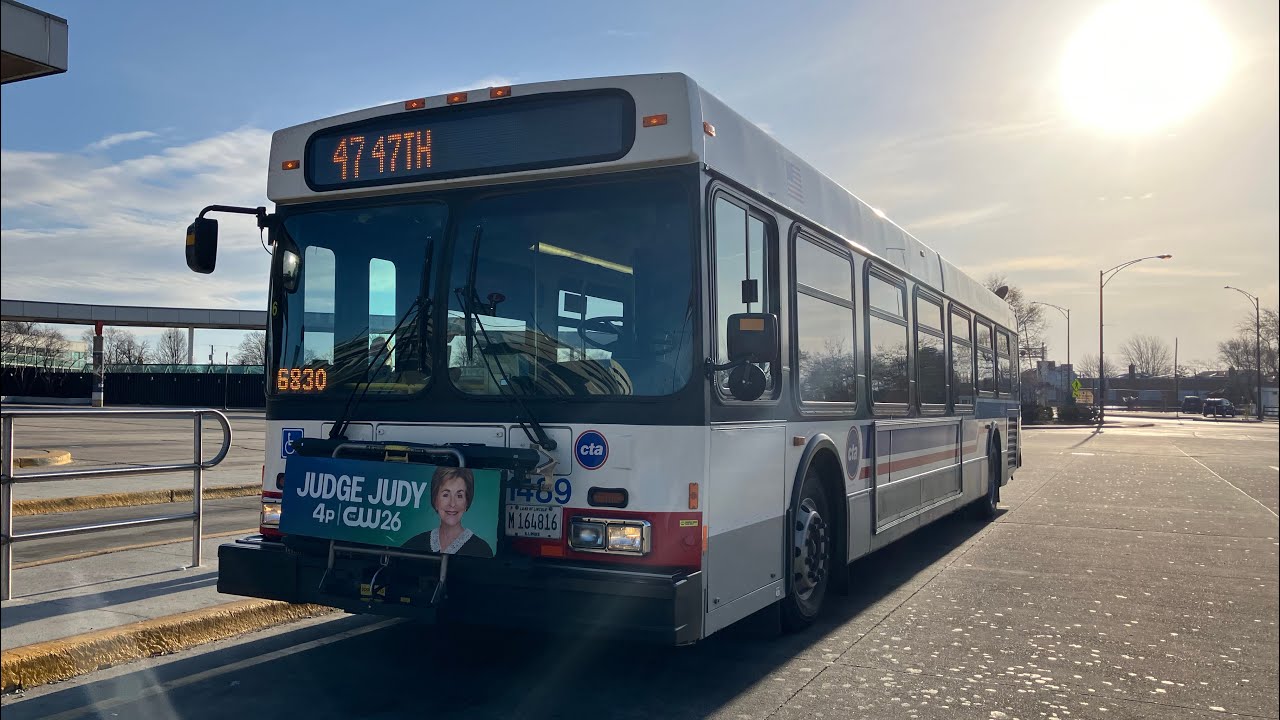 CTA On Board Riding 2007 New Flyer D40LF Bus 1489 on Route 47 47th ...