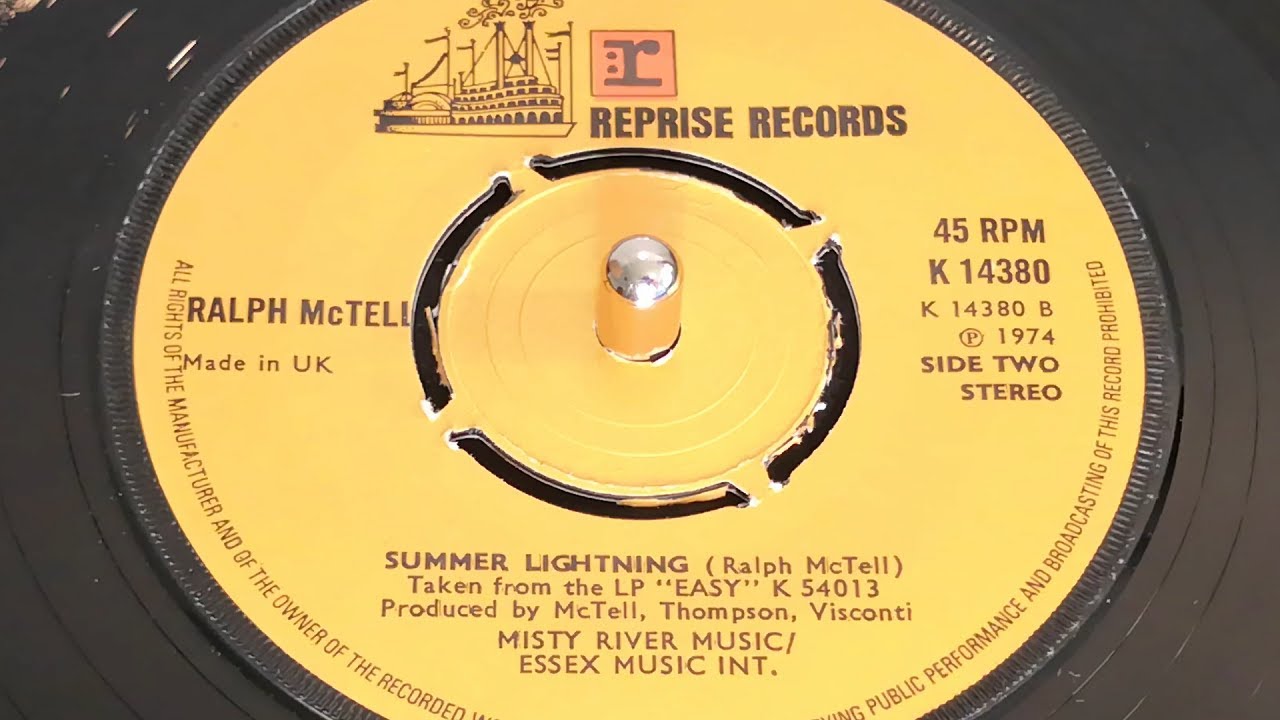 Ralph McTell - Summer Lightning (1974 7" Single) - YouTube