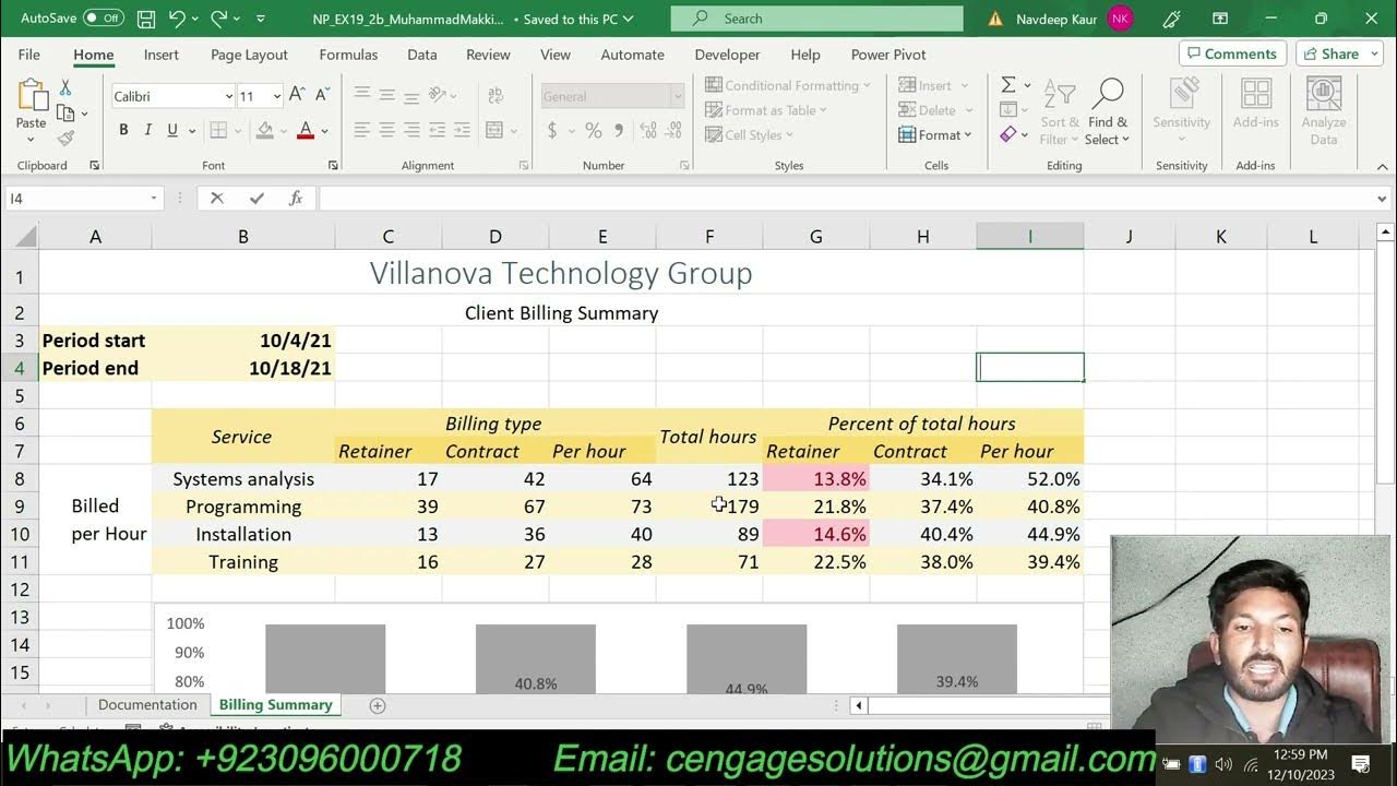Excel Module 2 SAM Project B Villanova Technology Group | Excel Module ...