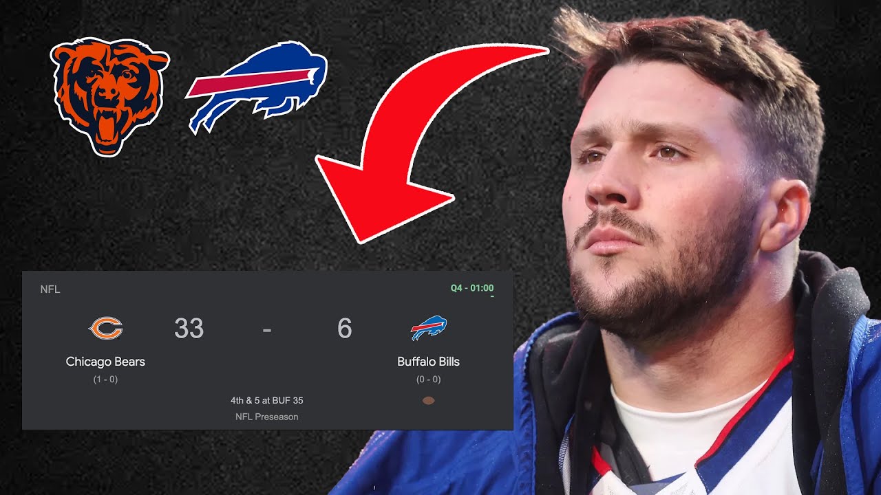 Buffalo Bills vs Chicago Bears Preseason Week 1 Recap | Some positives ...
