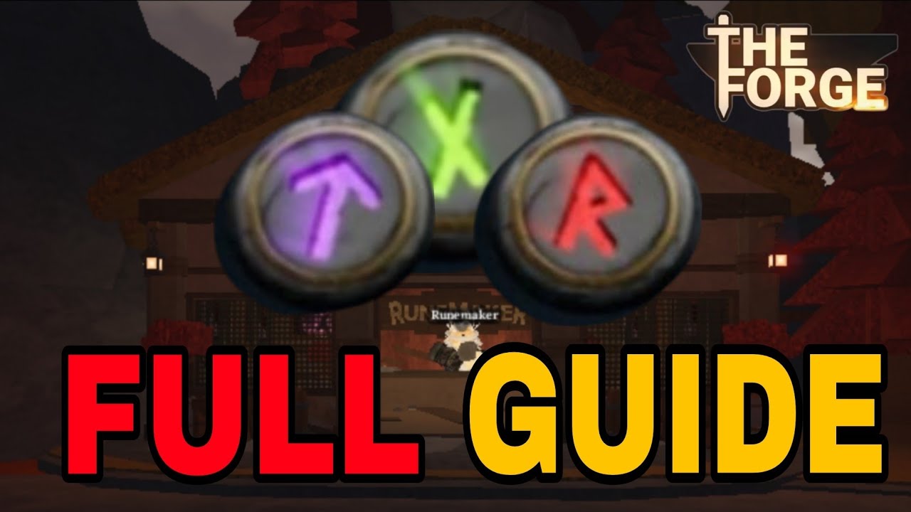 Runes FULL Guide! How They Work & More! (The Forge) - YouTube